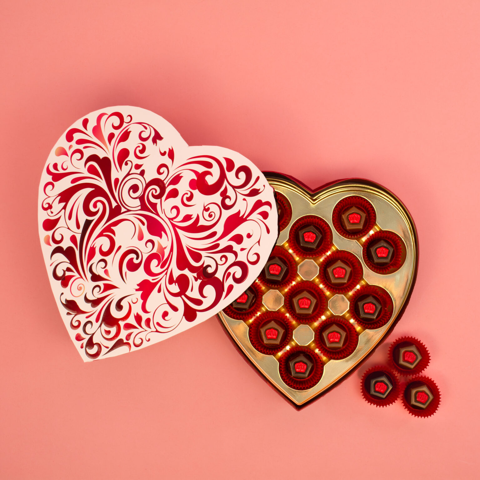 Heart Shaped Valentine's Truffle Assortment - Asher's Chocolate Co.