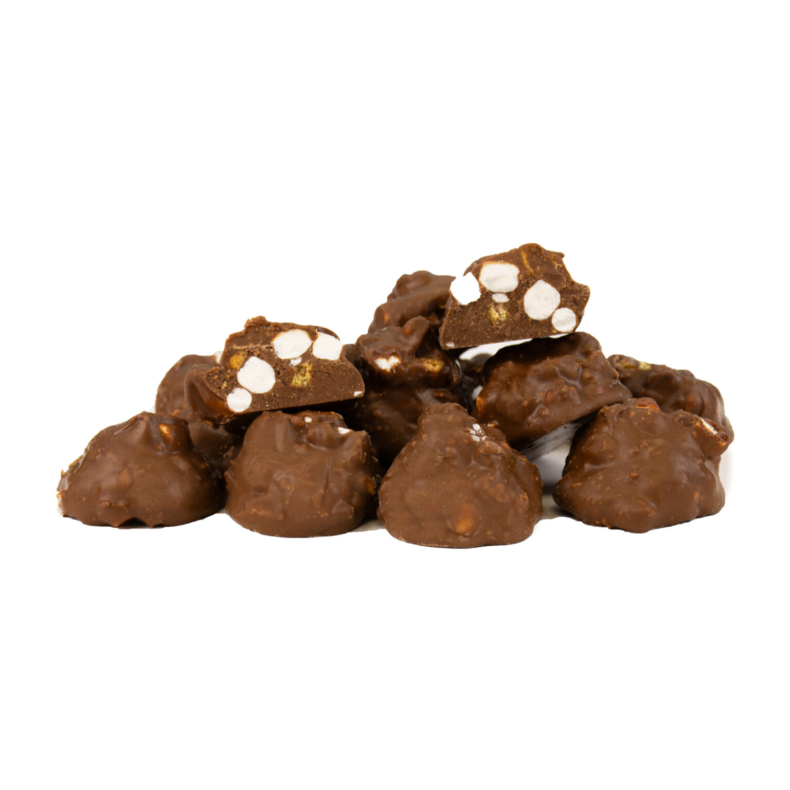 Milk Chocolate S'mores Clusters, FreshPack - Asher's Chocolate Co.