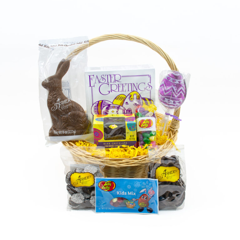 Bunny-Approved Chocolate Easter Basket - Asher's Chocolate Co.